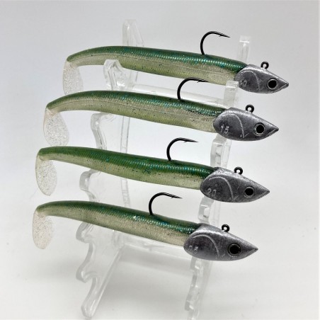 Leurre Nitro Slim Shad 11 cm est monté sur têtes plombées de 10 à 25 g